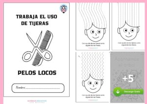 Ejercicios para trabajar el uso de tijeras - Materiales Educativos Para ...
