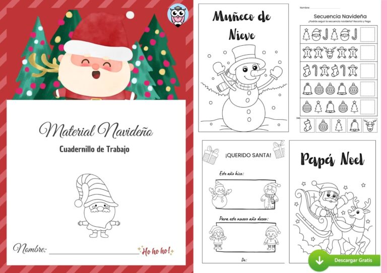 Cuadernillo de navidad para niños - Materiales Educativos Para Maestros
