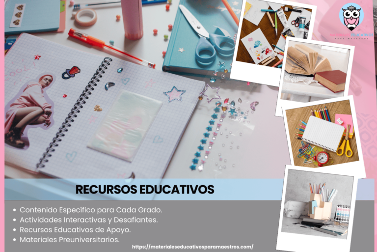 RECURSOS EDUCATIVOS - Materiales Educativos Para Maestros