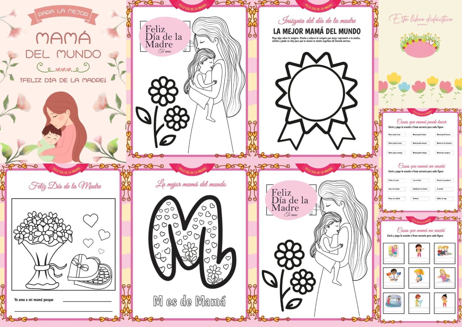 Cuadernillo del Dia de La Madre - Materiales Educativos Para Maestros