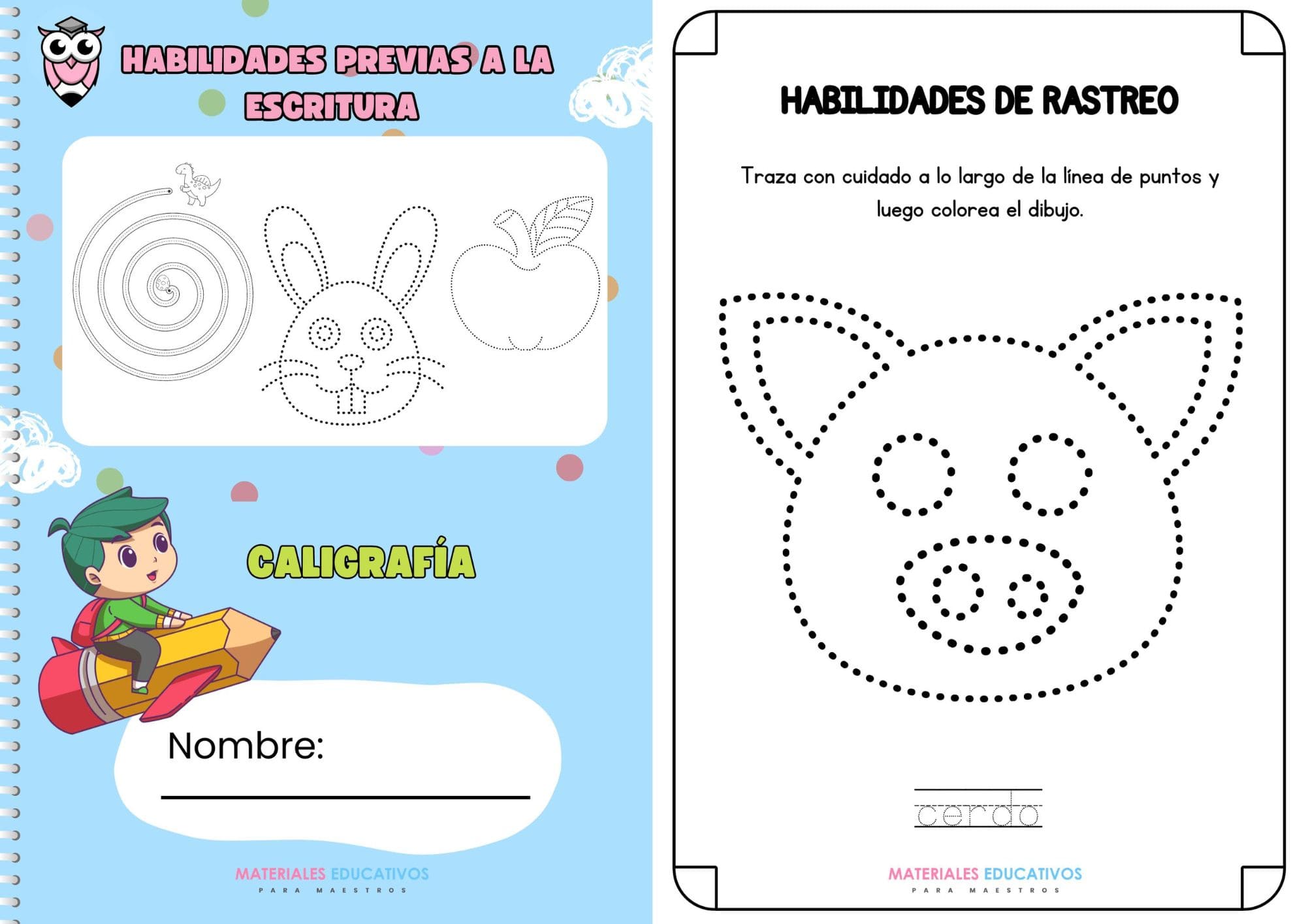 Ejercicios Previos a la Escritura - Materiales Educativos Para Maestros