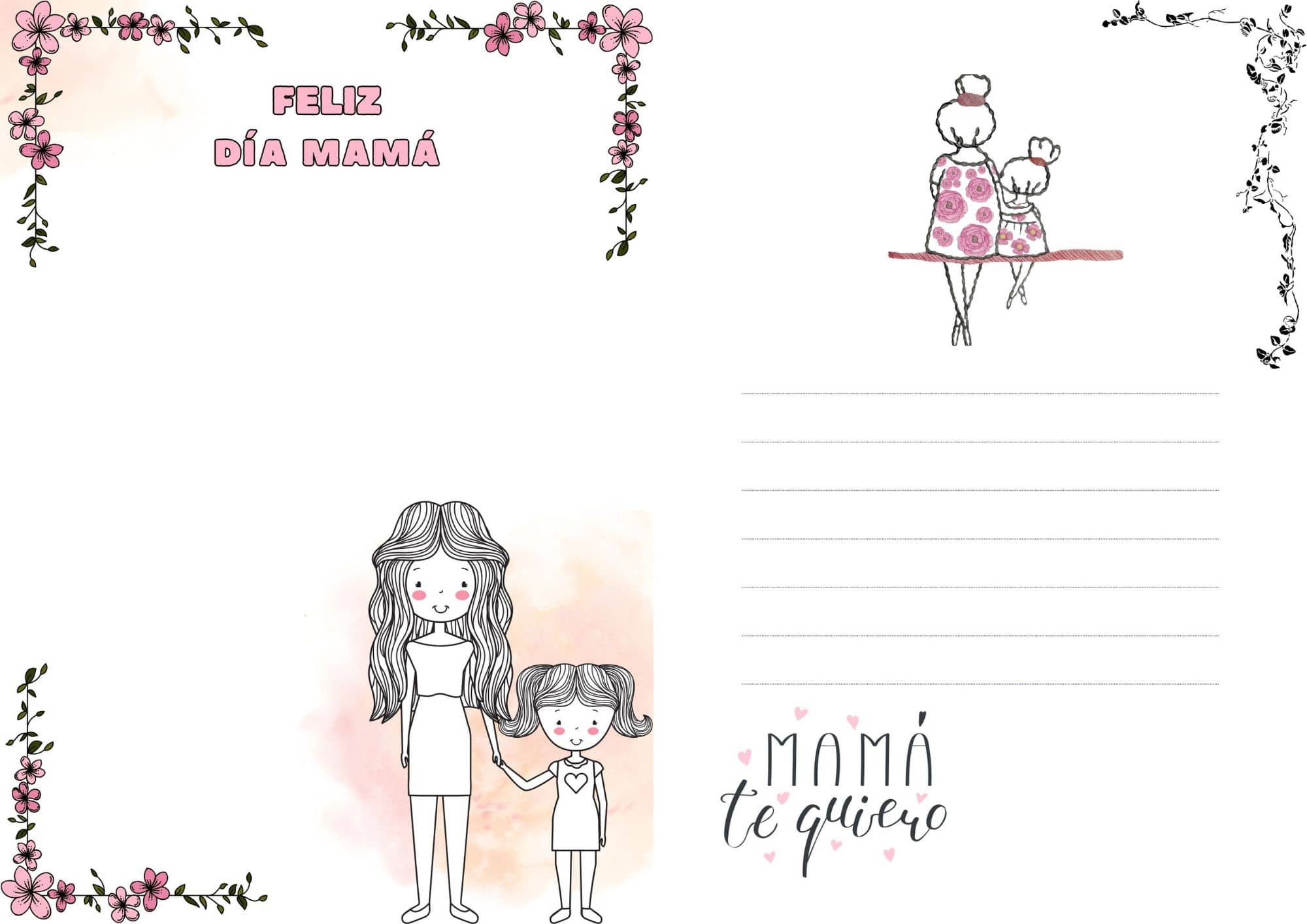 Plantillas de Cartas para Mamá - Materiales Educativos Para Maestros